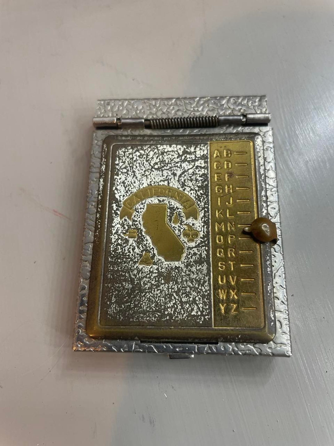 Miniature Bates Style Flip Top LIST FINDER California Souvenir - Etsy