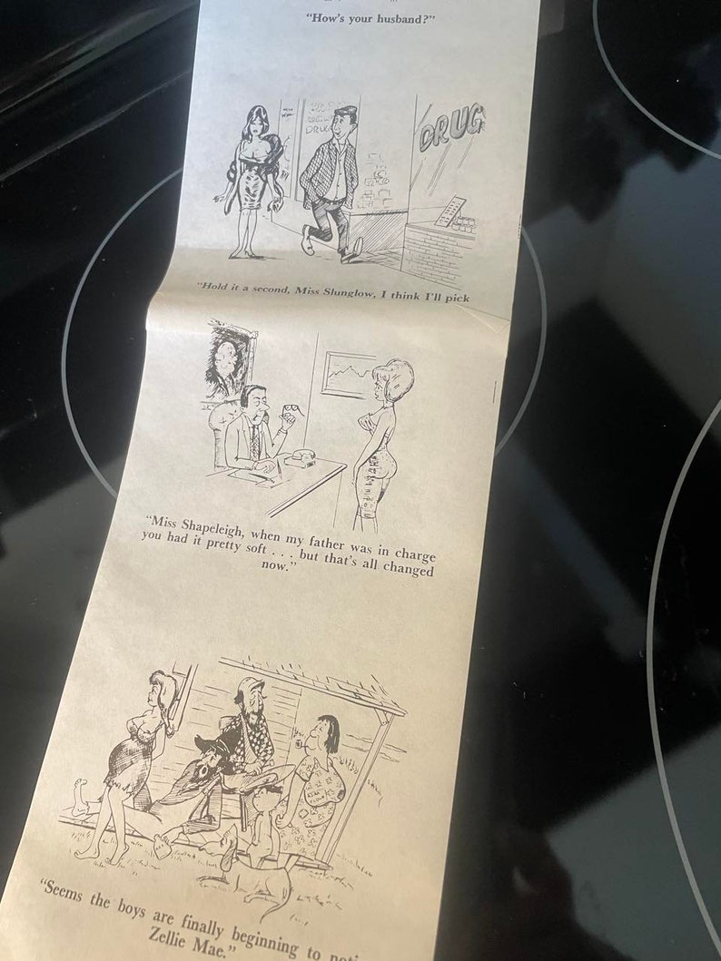 Vintage Paper Roll of RISQUE 1940'S Comical Jokes off Color Adult Jokes ...