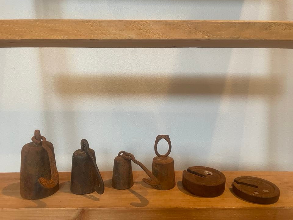 Antique Weights for Cotton Scale Mercantile Scale - Lot of 12 Pounds, 6 ...