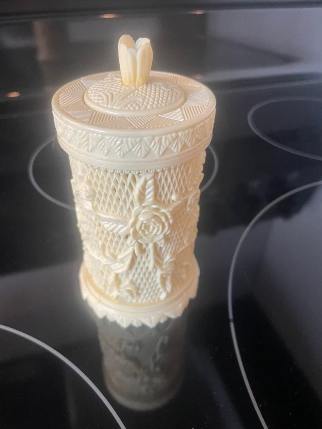 Vintage Agiftcorp Carved - Lace Celluloid Holder Cocktail Forks - Etsy