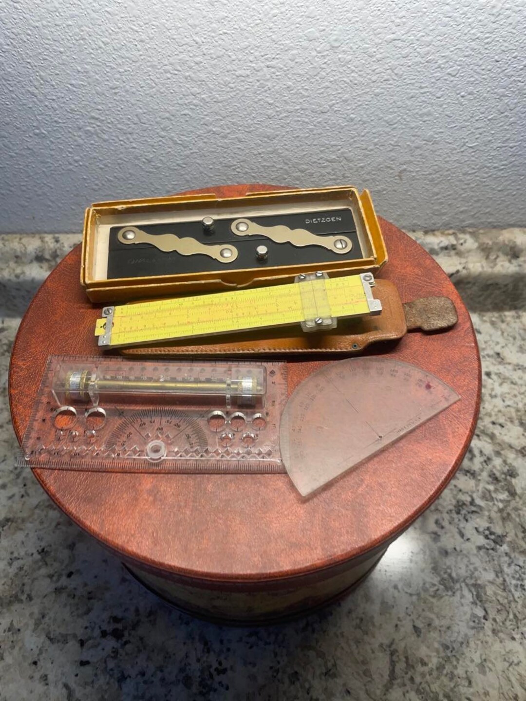 Vintage Nautical Drafting Engineering Mathematics LOT Slide Rule ...