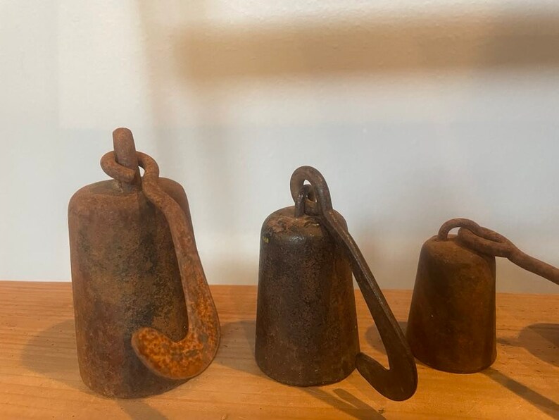 Antique Weights for Cotton Scale Mercantile Scale - Lot of 12 Pounds, 6 ...