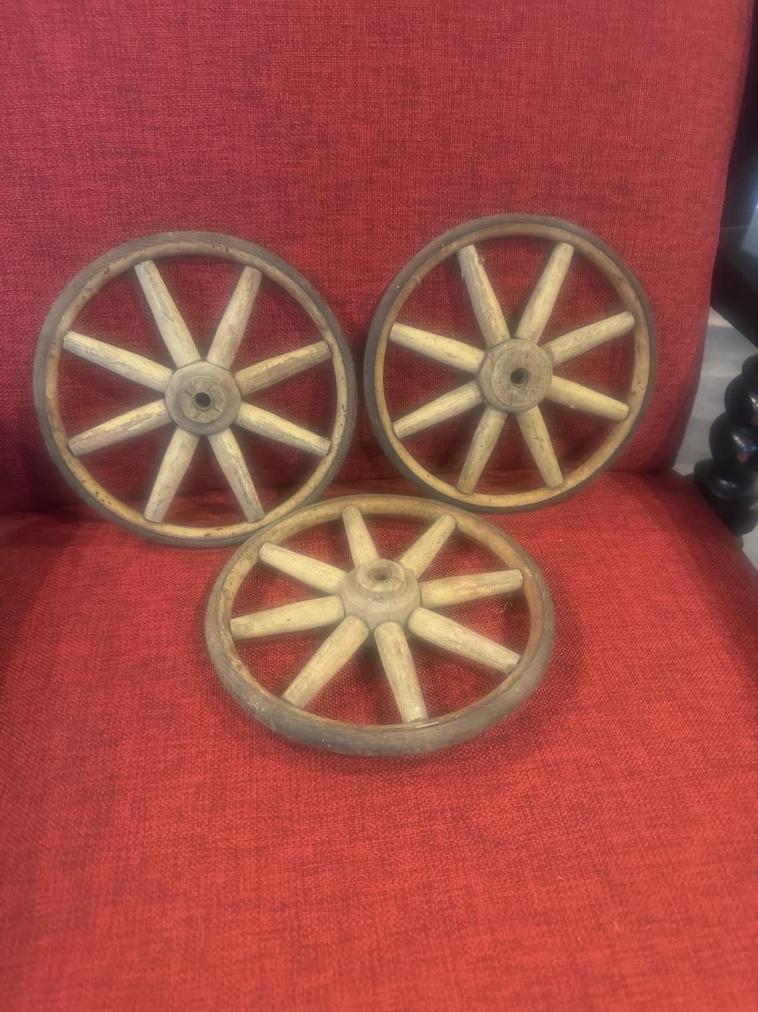 3 Antique Wooden Spoked Wheels Goat Cart or Baby Buggy 8 - Etsy