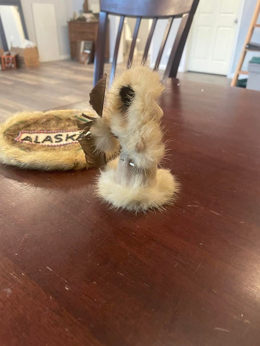 Vintage Inuit Alaskan Eskimo Genuine Fur Doll and Coin Pouch Souvenir ...