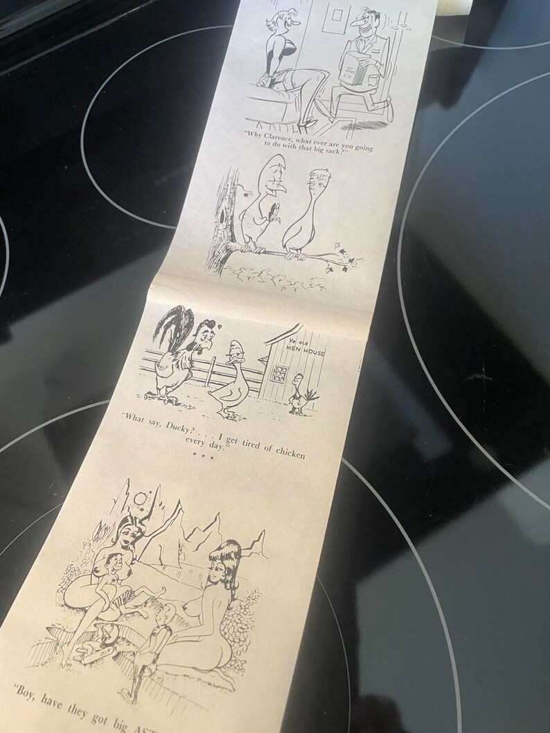 Vintage Paper Roll of RISQUE 1940'S Comical Jokes off - Etsy