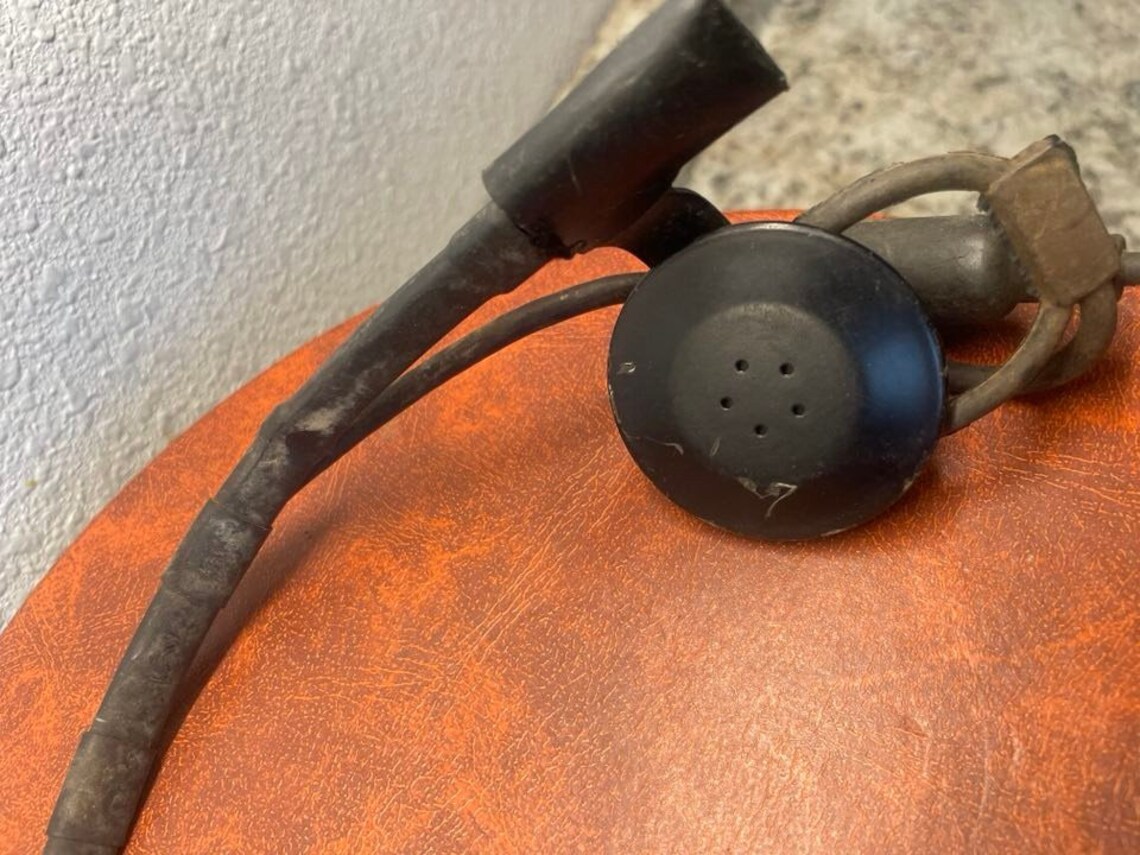Antique Shortwave Radio WW1 WW2 Aviator Head Set, Bakelite - Etsy