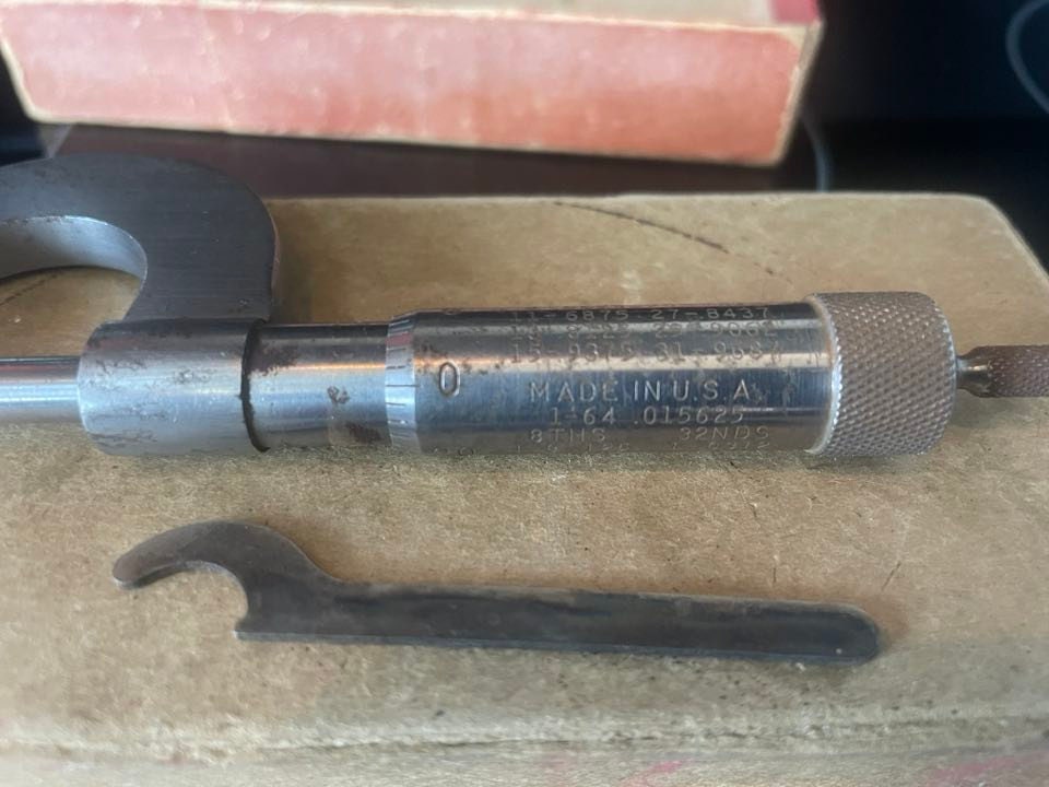 WW2 Era Millers Falls Micrometer With Box - Etsy