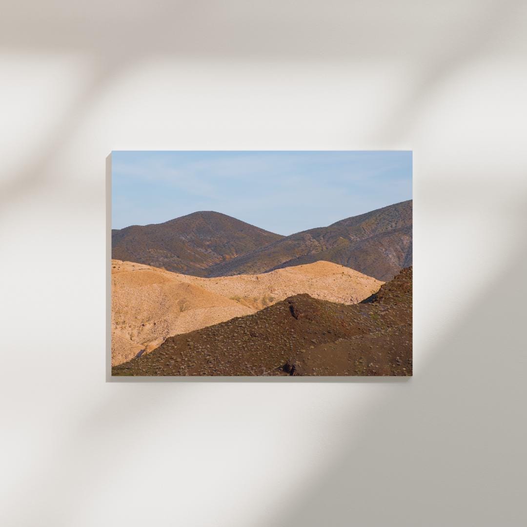 Mountain Range Poster | Fine Art Print - Etsy