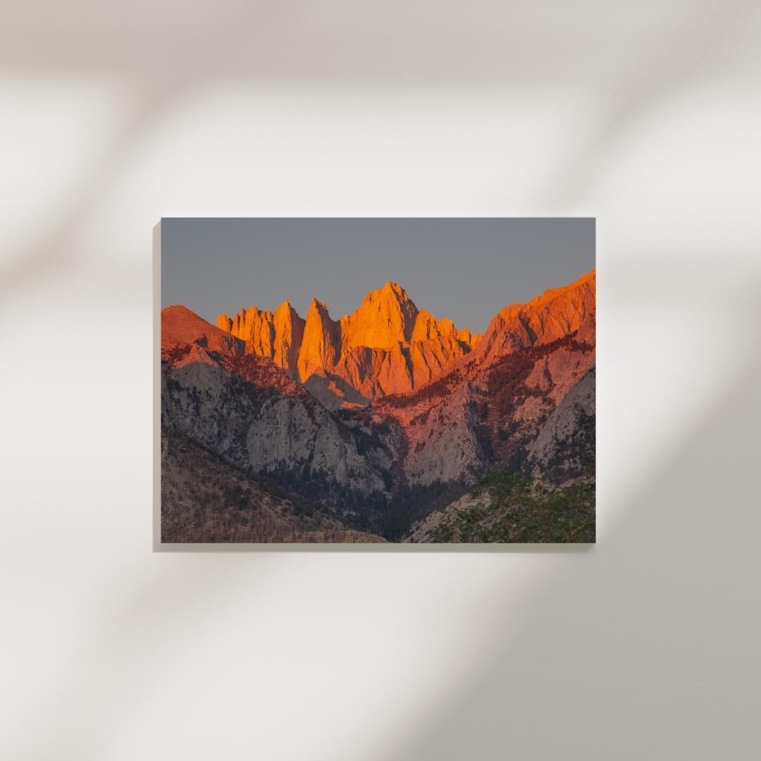 Mount Whitney Poster | Fine Art Print - Etsy