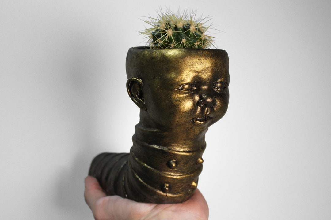 Grub Baby - Goldie - the Original Fugly Planter. Concrete | Funny ...