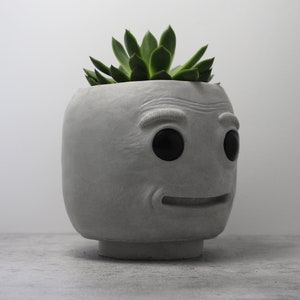 Brick Man - the Original Fugly Planter. | Concrete | Funny | Lego ...