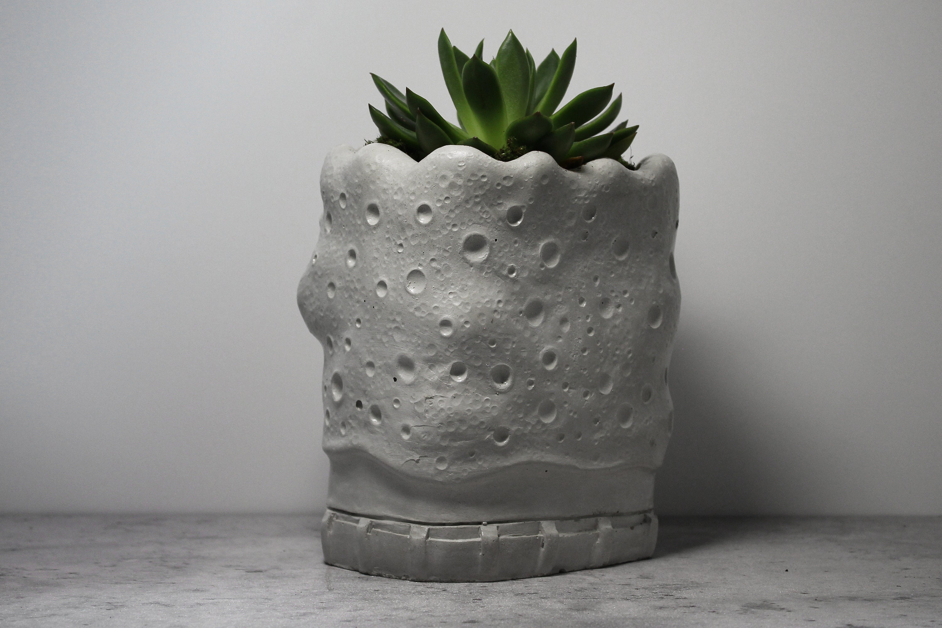 Strangebob the Original Fugly Planter. Concrete Funny Planter Creepy ...