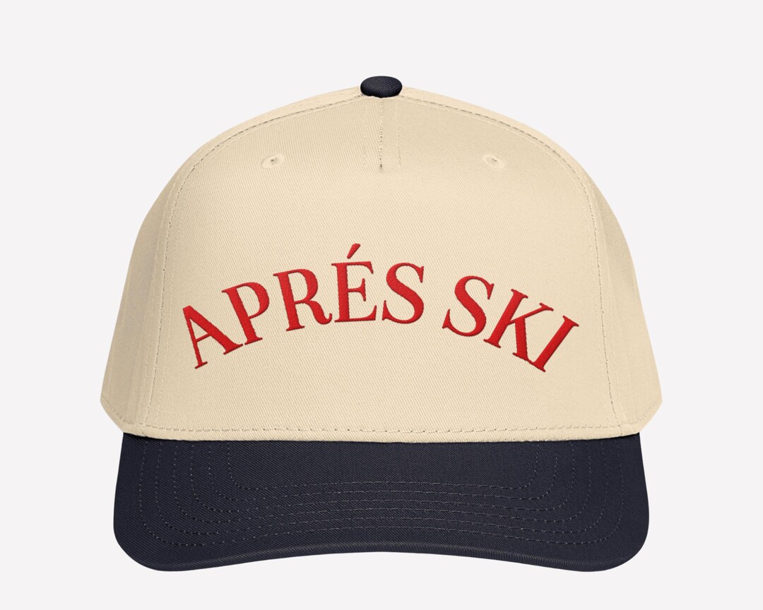 Embroidered Apres-ski 5 Panel Cap | Embroidery, Vintage Style Baseball ...