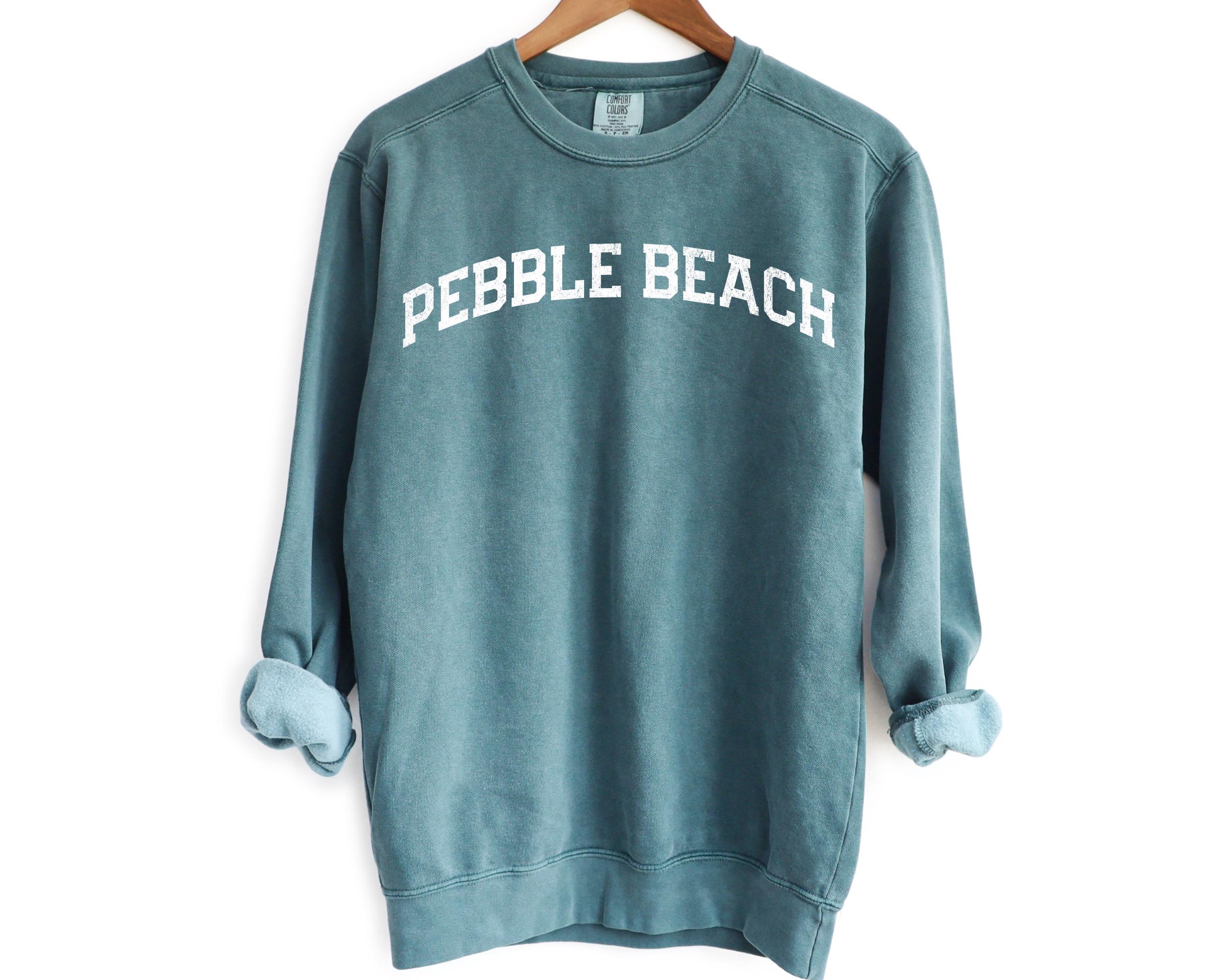 Pebble Beach Comfort Colors Crewneck Sweatshirt | Vintage Faded Golf ...