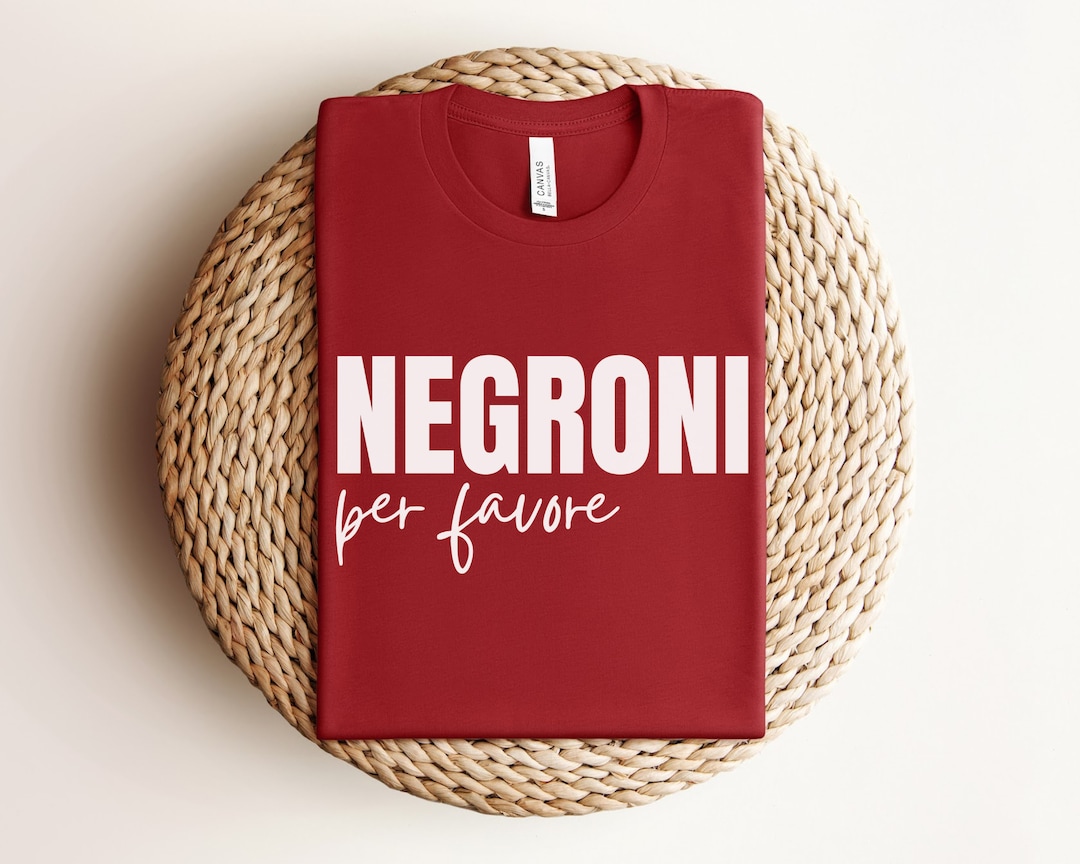 Negroni, per Favore, Short Sleeve T-shirt | Bachelor, Guy’s Trip ...