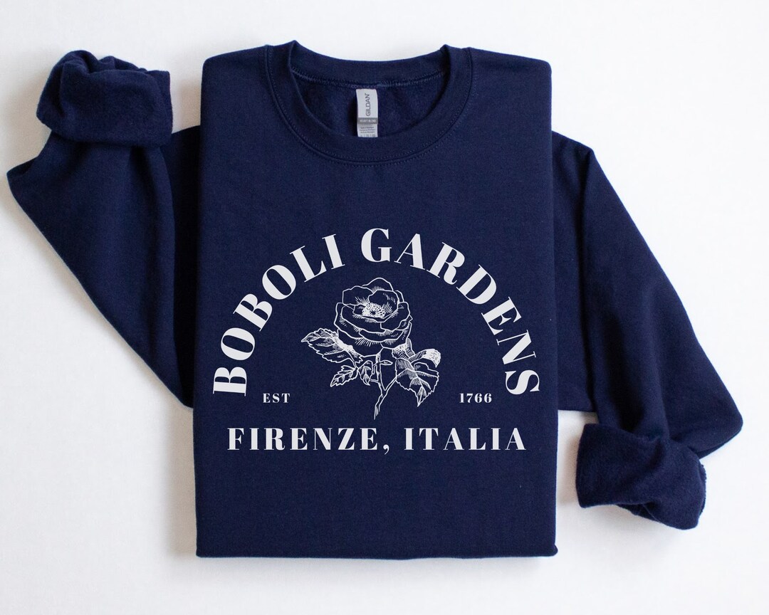 Giardini Di Boboli Crewneck Sweatshirt | Super Cute Boboli Gardens ...