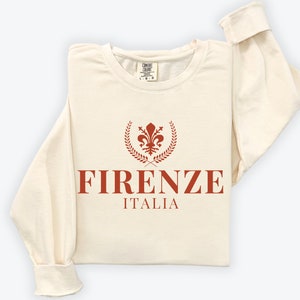 Firenze, Italia Comfort Colors Lightweight Crewneck Cotton Sweatshirt ...