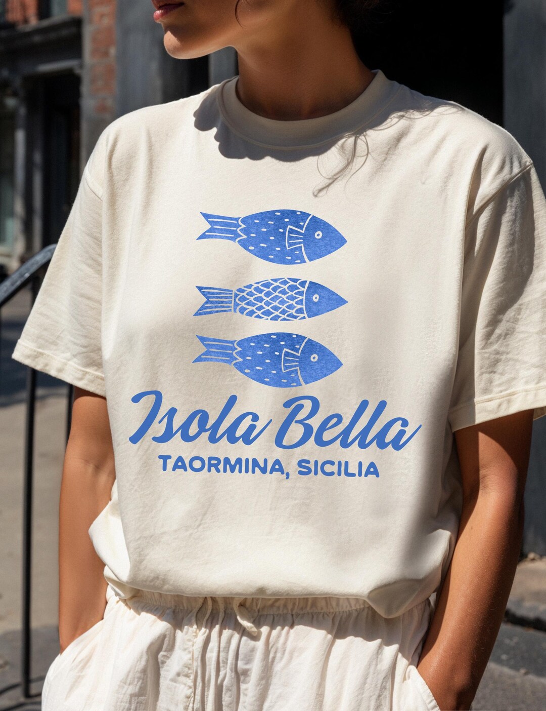 Isola Bella, Taormina, Sicily, Comfort Colors Short Sleeve T-shirt ...