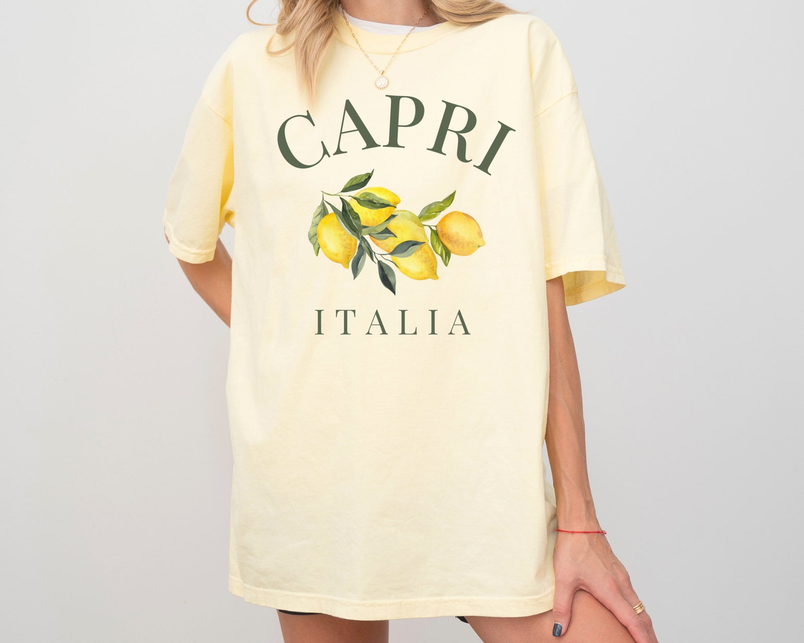 Capri, Italia Comfort Colors Short Sleeve T-shirt | Amalfi Coast, Italy ...