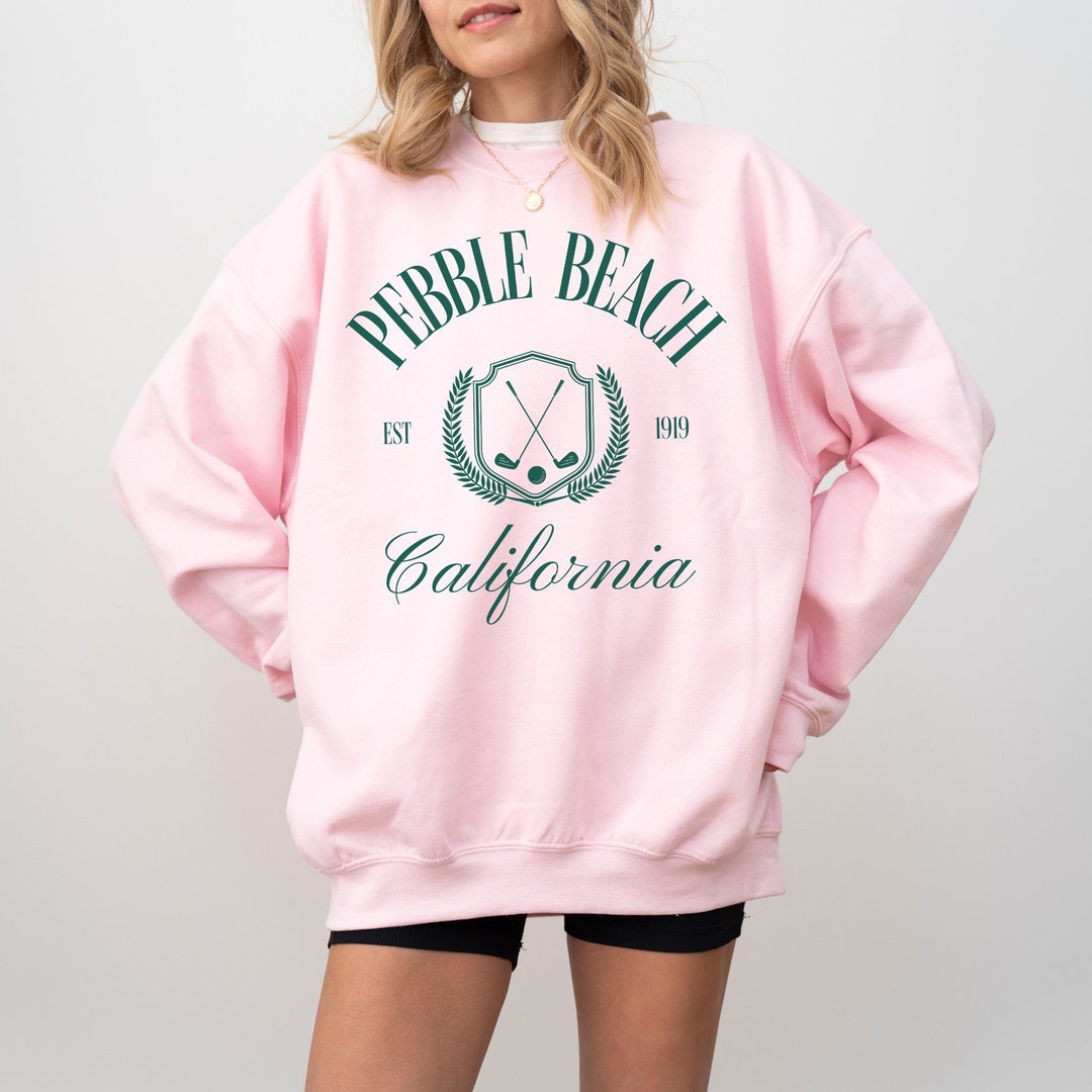 Pebble Beach, California Crewneck Sweatshirt, Vintage Retro Old Money ...