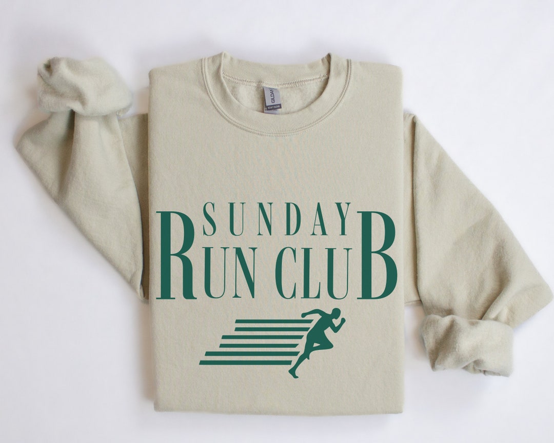 Sunday Run Club Crewneck Sweatshirt | Athletic, Running, Athleisure ...