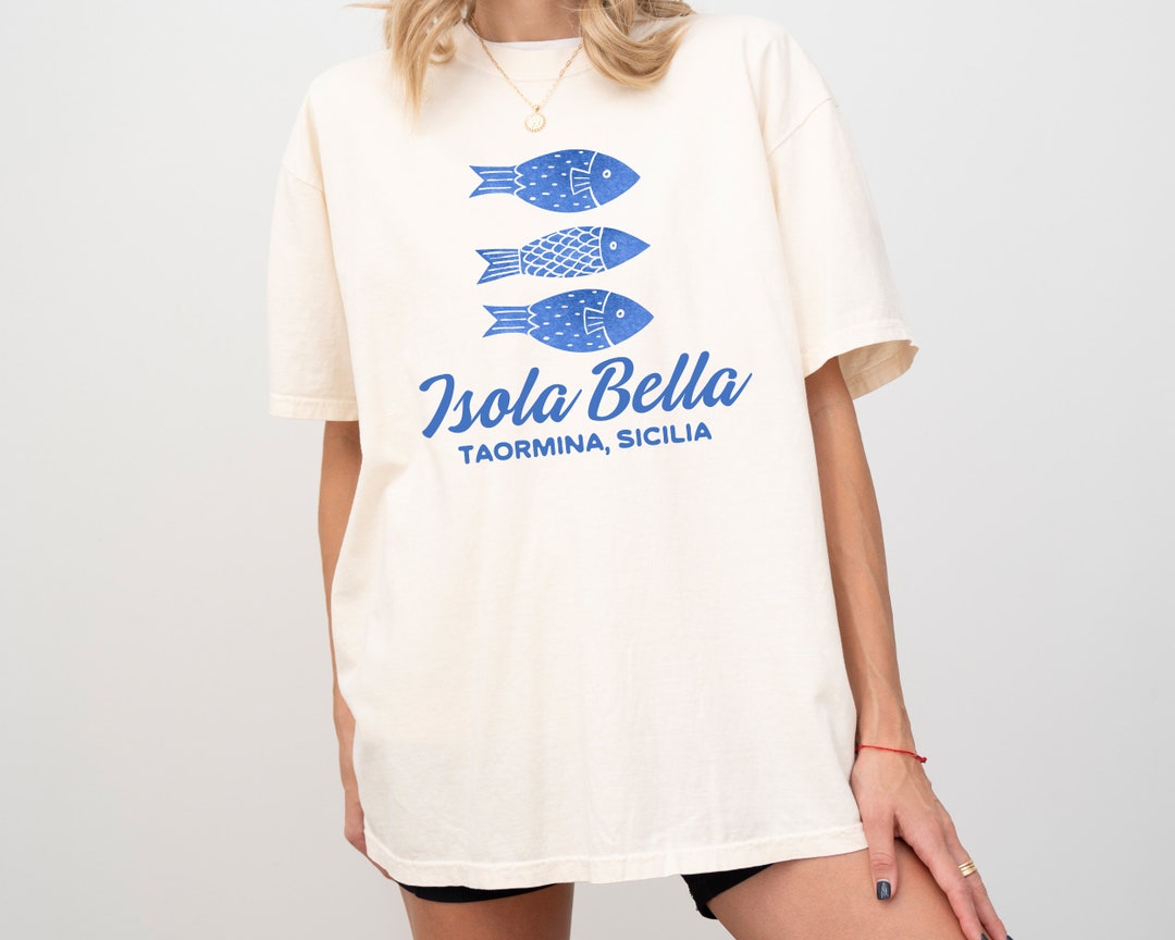 Isola Bella, Taormina, Sicily, Comfort Colors Short Sleeve T-shirt ...