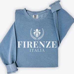 Firenze, Italia Comfort Colors Lightweight Crewneck Cotton Sweatshirt ...