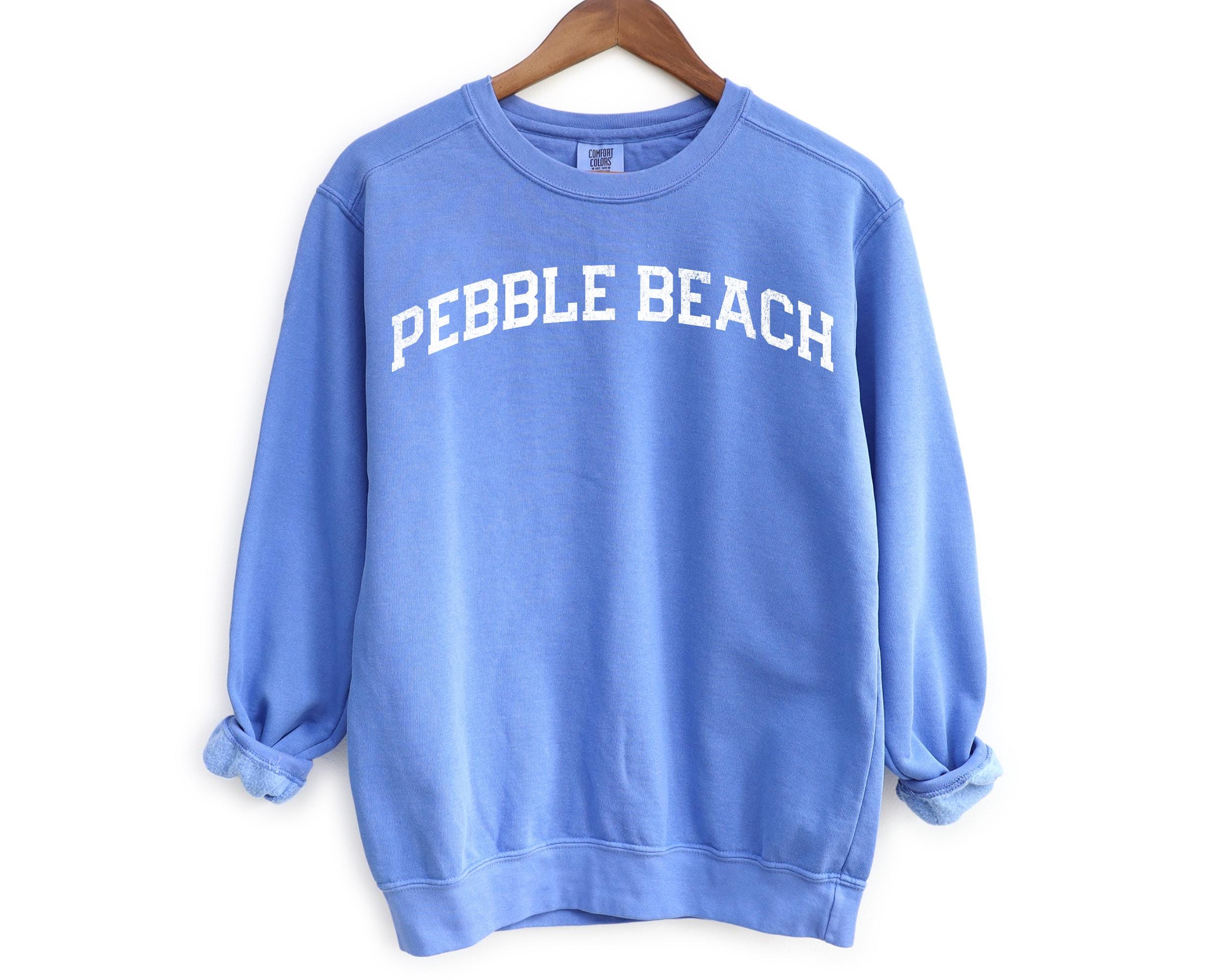 Pebble Beach Comfort Colors Crewneck Sweatshirt | Vintage Faded Golf ...