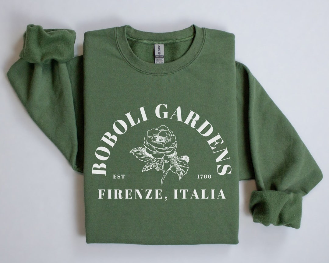 Giardini Di Boboli Crewneck Sweatshirt | Super Cute Boboli Gardens ...