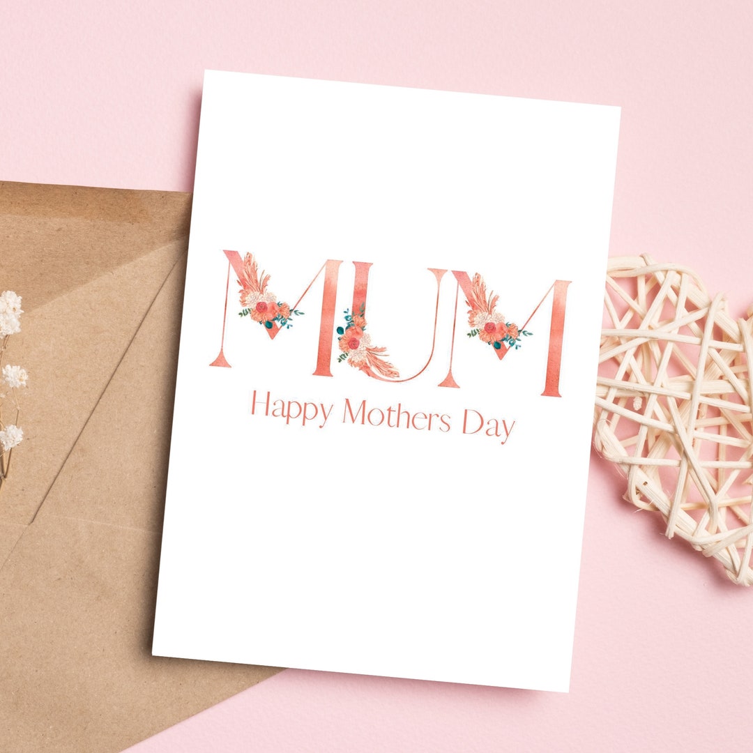 Mothers Day Cards, Happy Mothers Day Card, Mam Card, Mothers Day Card ...