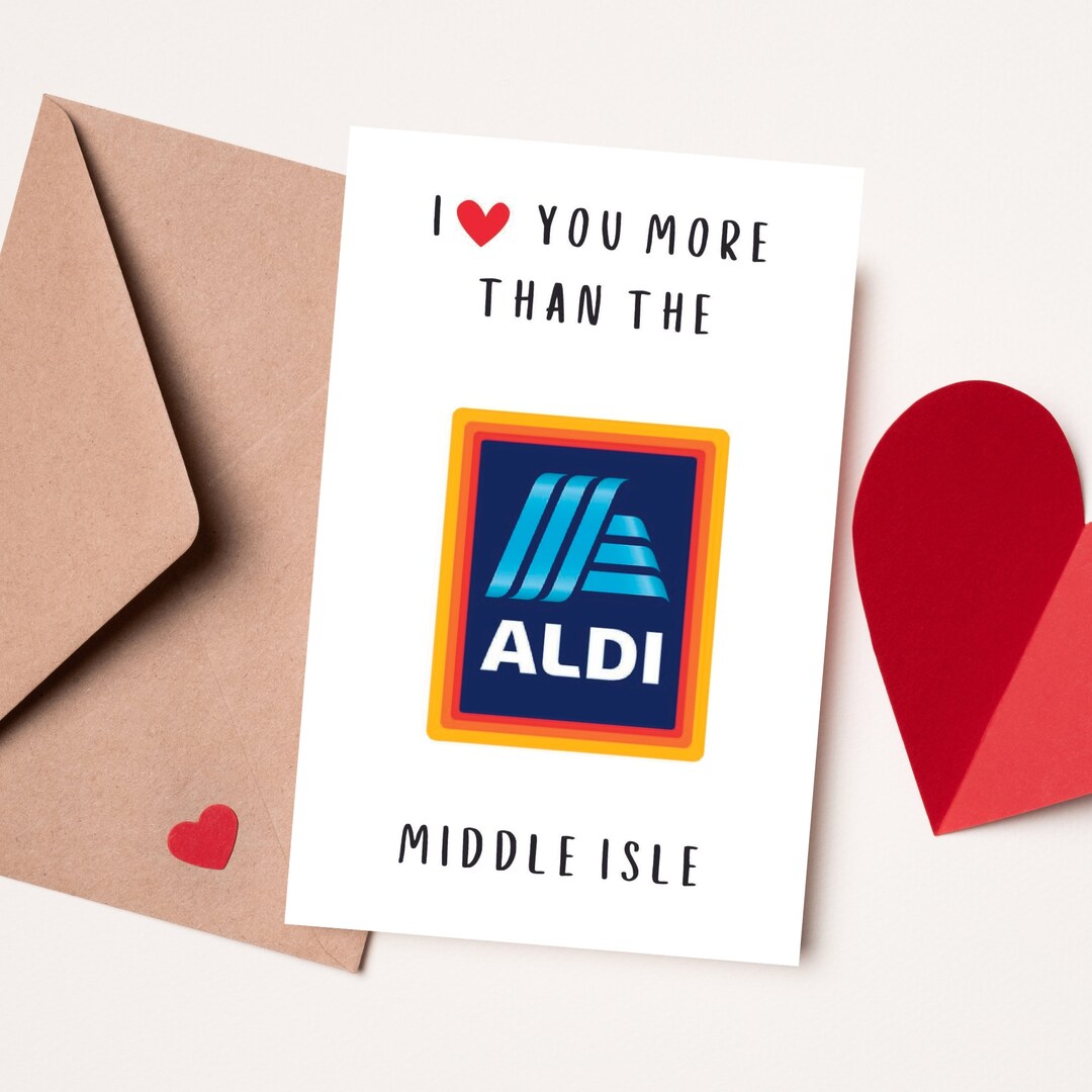 Anniversary Cards, Funny Anniversary Card, Aldi, Aldi Middle Isle, Love ...