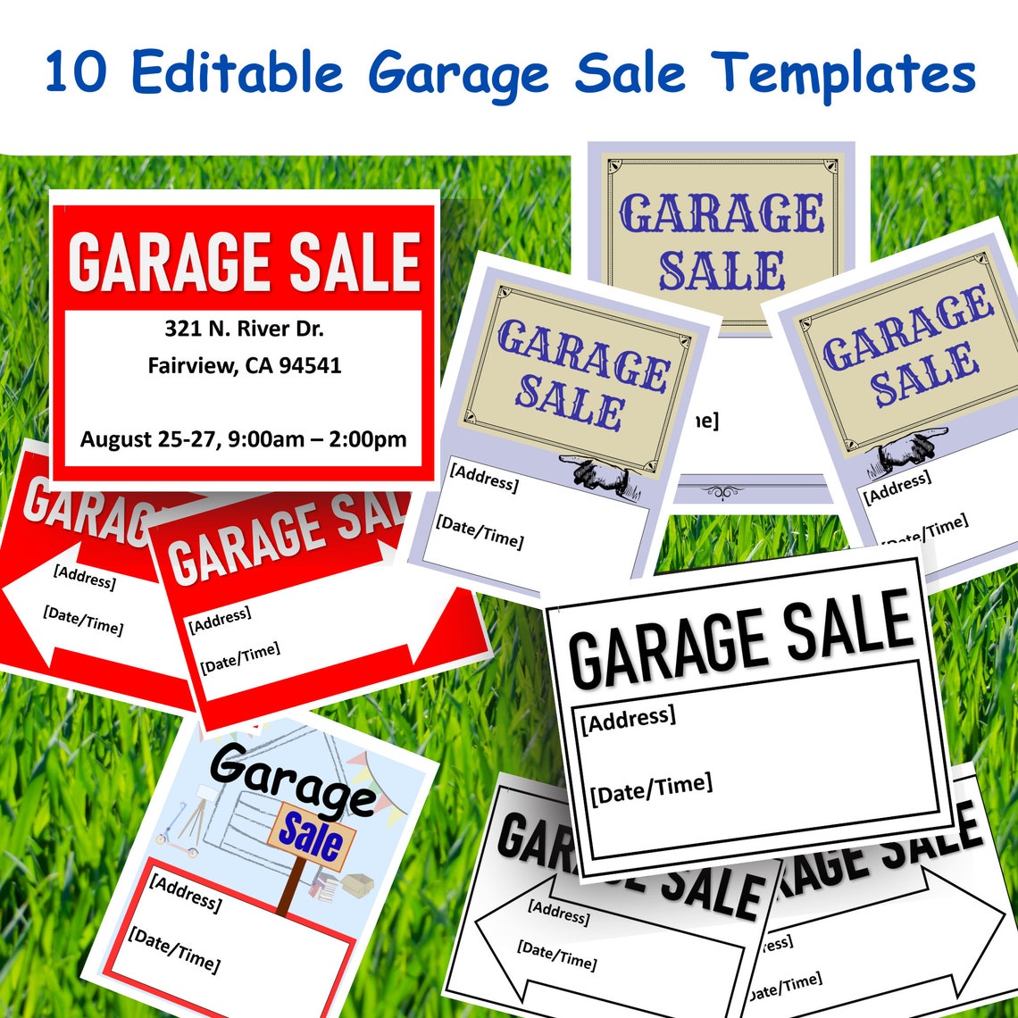 Garage/rummage/yard Sale/estate Sale/fundraiser/neighborhood Sale ...