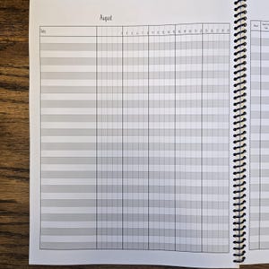 Instant Download School Attendance Record 2025-2026 - Etsy