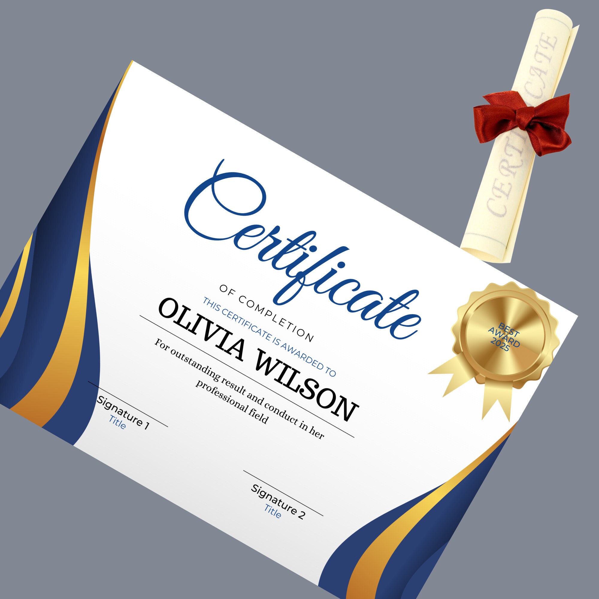 Certificate of Completion Template Printable Lash Artist - Etsy