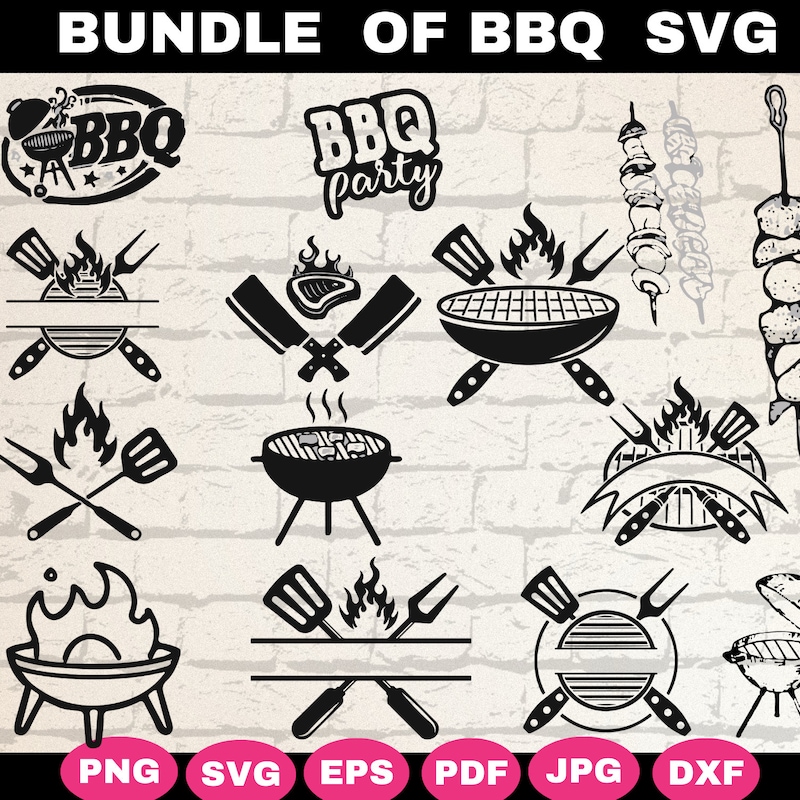 Bbq Svg - Etsy
