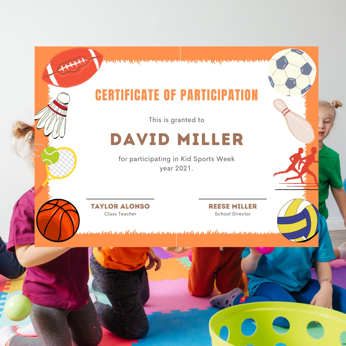 Editable Basketball Certificate Template Printable - Etsy