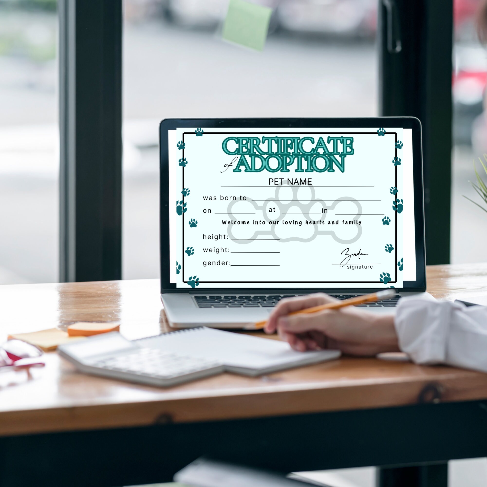 Puppy Birth Certificate Editable Dog Certificate Template Editable ...