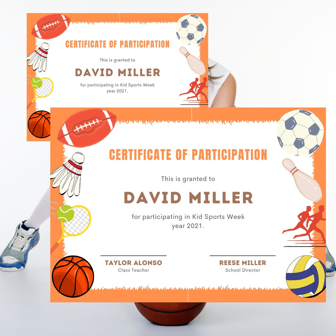 Editable Basketball Certificate Template Printable - Etsy