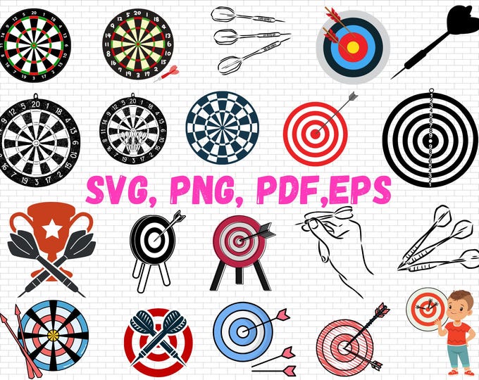 Darts Svg, Dart Pin Svg, Dart Board Svg, Darts Player Svg, Clipart, Png ...