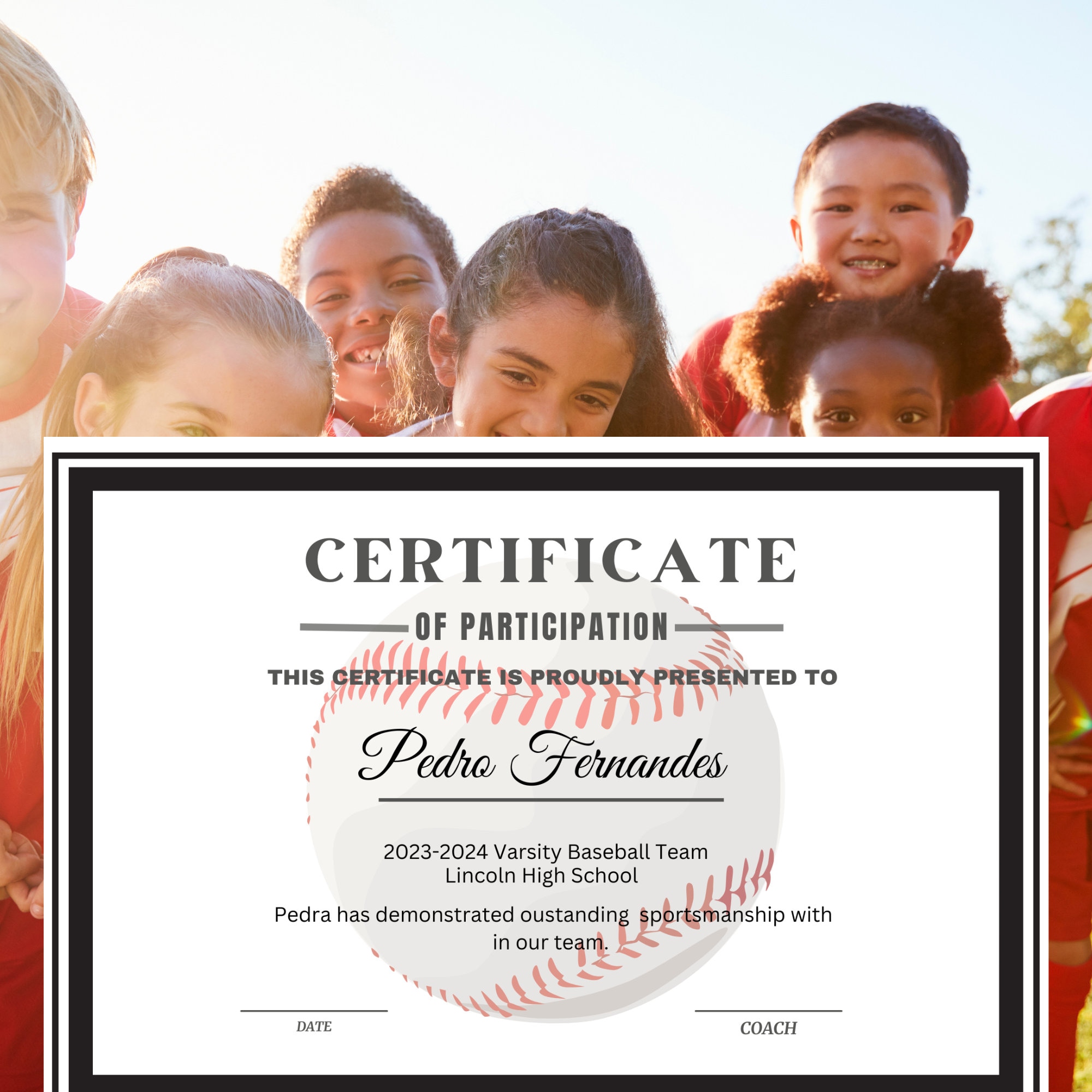 Editable Baseball Award Certificates Award Ceremony - Etsy Canada