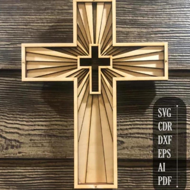 Laser Cut Cross - Etsy