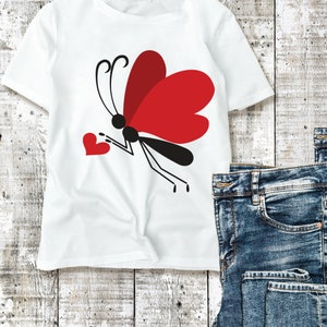 Dragonfly PNG, Red Hearts Clipart Set/heart Png/ Heart Silhouette ...