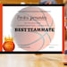 Editable Basketball Certificate Template Printable - Etsy