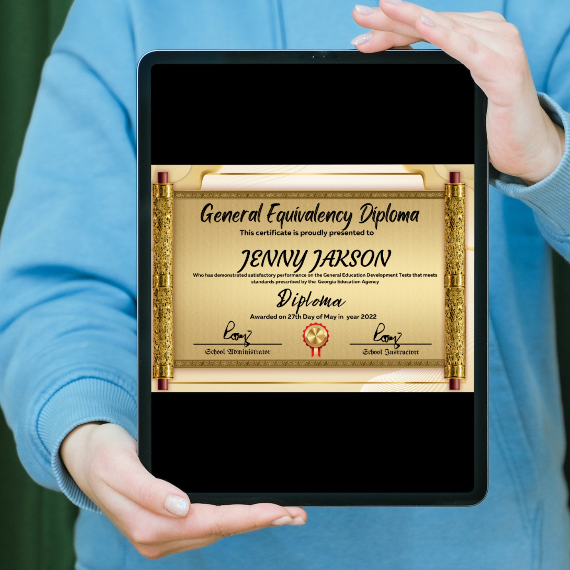 GED Diploma , Printable General High School Equivalency Diploma ...