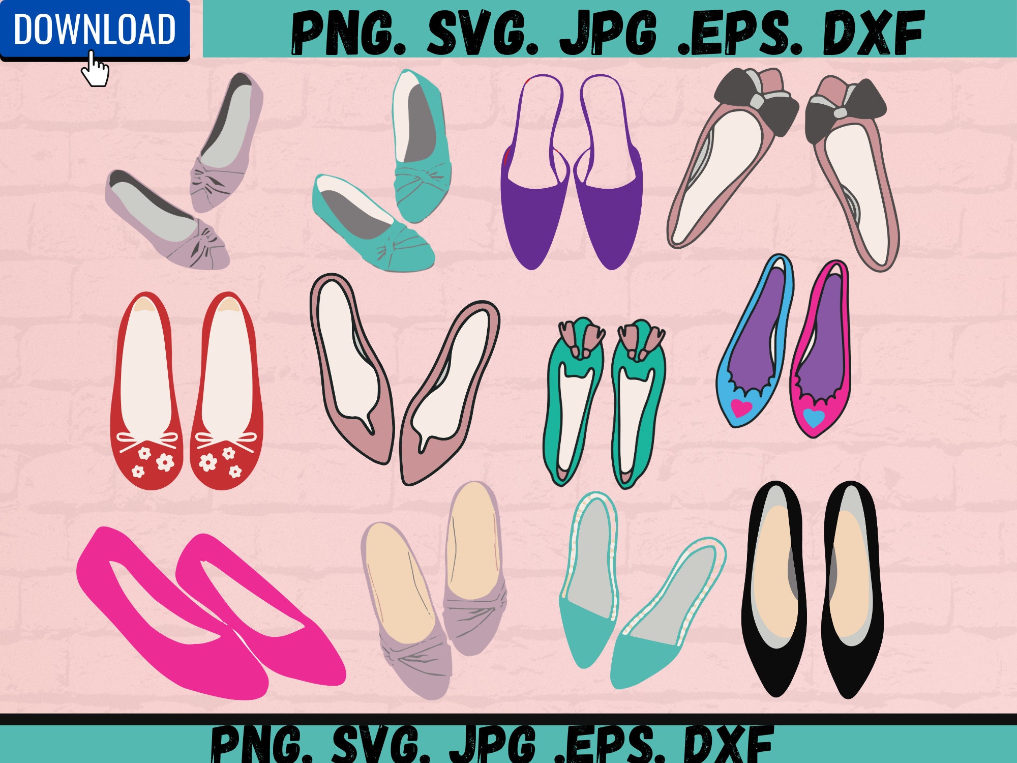 Shoes Bundle SVG, Shoes Png, Shoes SVG, Shoes Cut File, Shoes ...