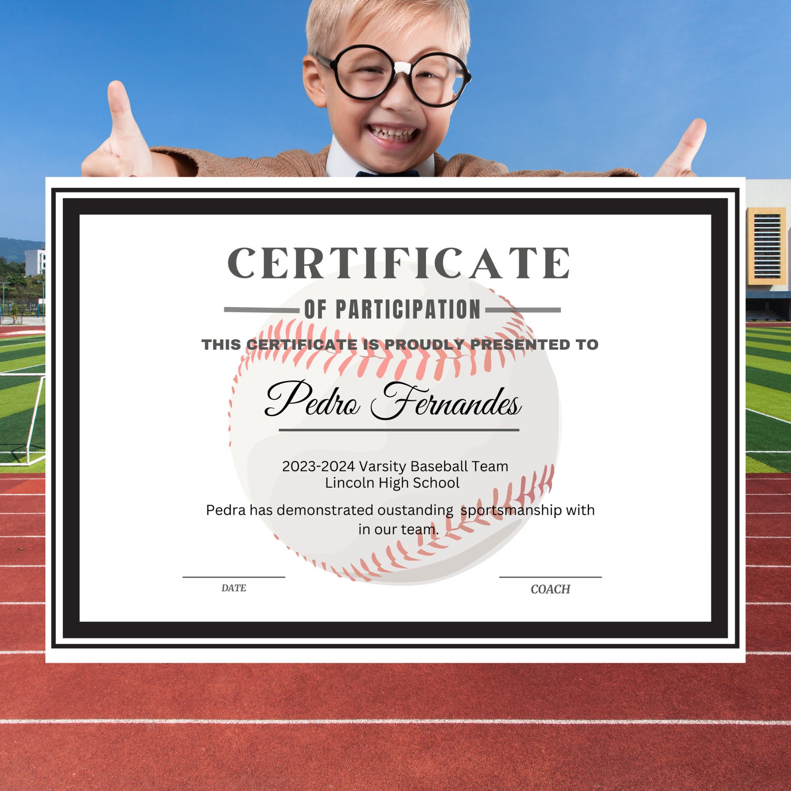 Editable Baseball Award Certificates, Award Ceremony Certificates, End ...