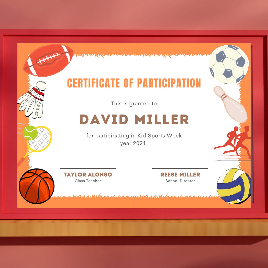 Editable Basketball Certificate Template Printable - Etsy