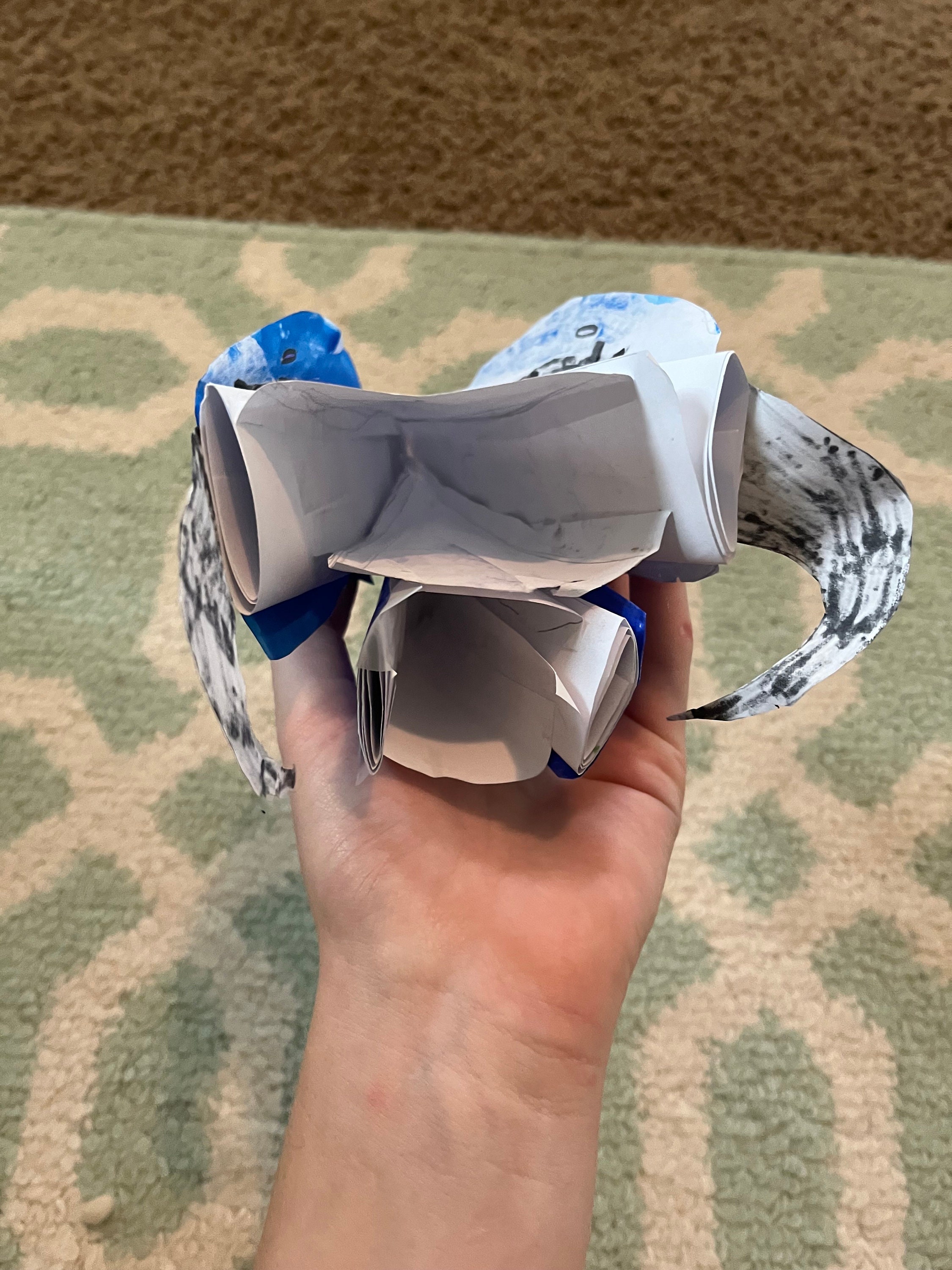 Blue Dragon Puppet - Etsy