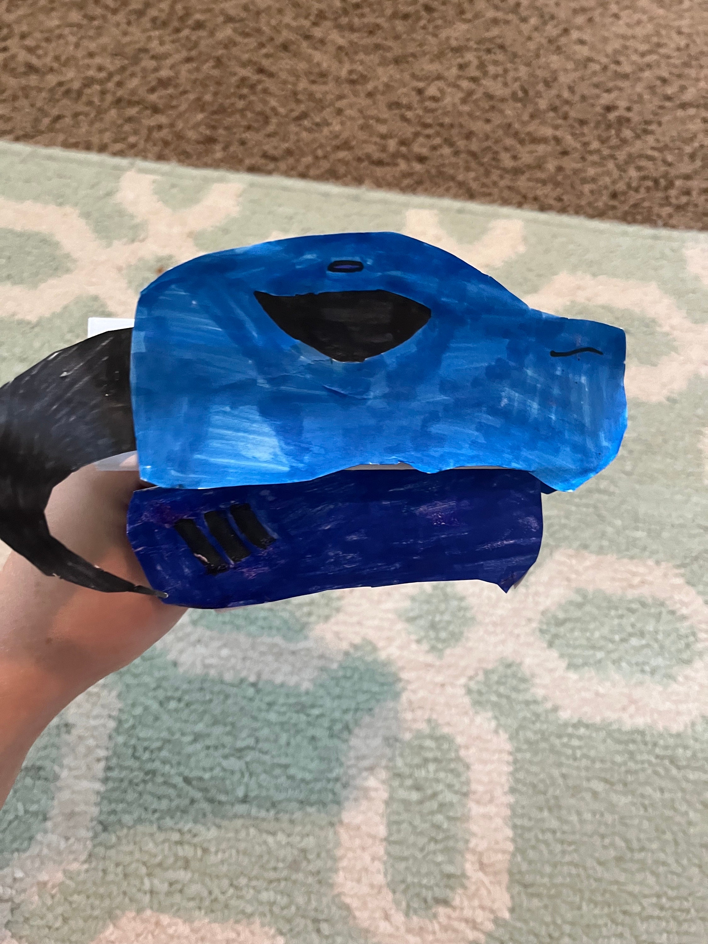 Blue Dragon Puppet - Etsy