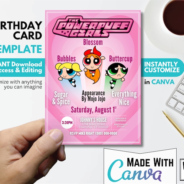 Powerpuff Girls Birthday - Etsy